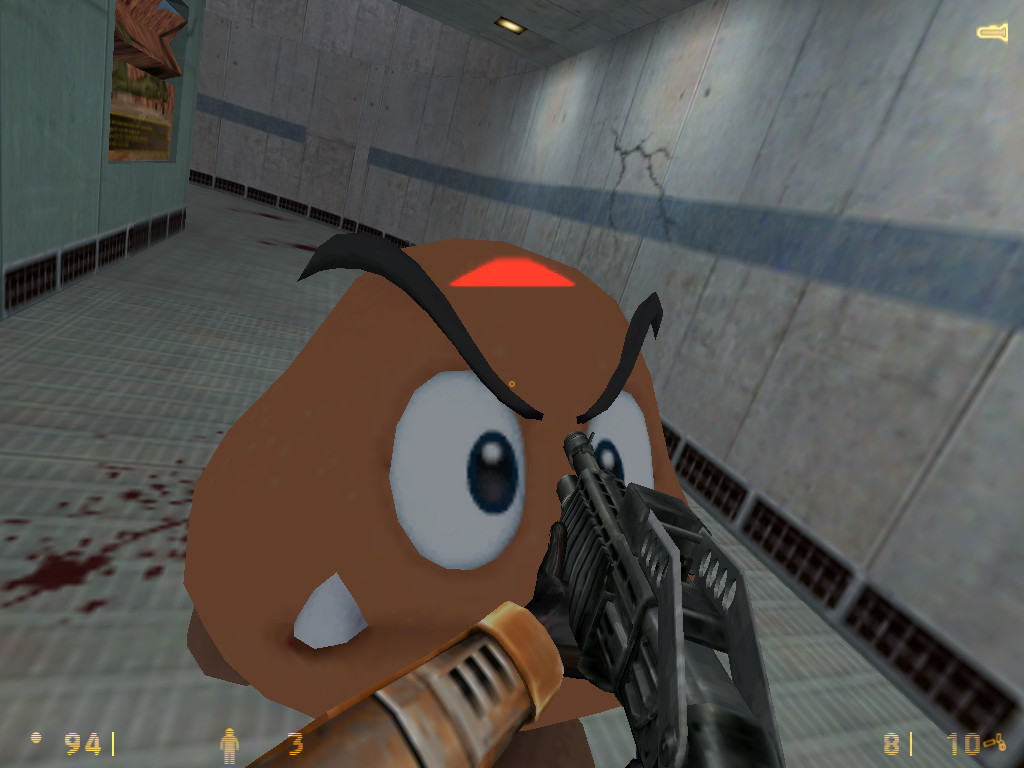 Super Mario : Goomba over Zombie Mod for Half-Life | HL Mods