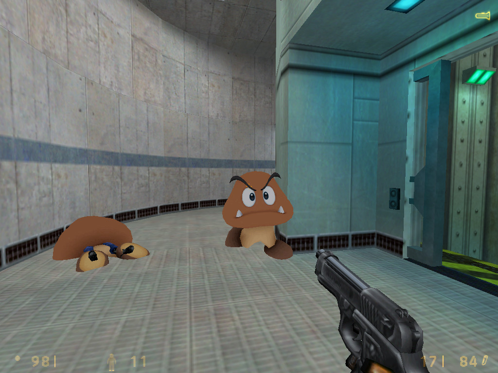 Super Mario : Goomba over Zombie Mod for Half-Life | HL Mods