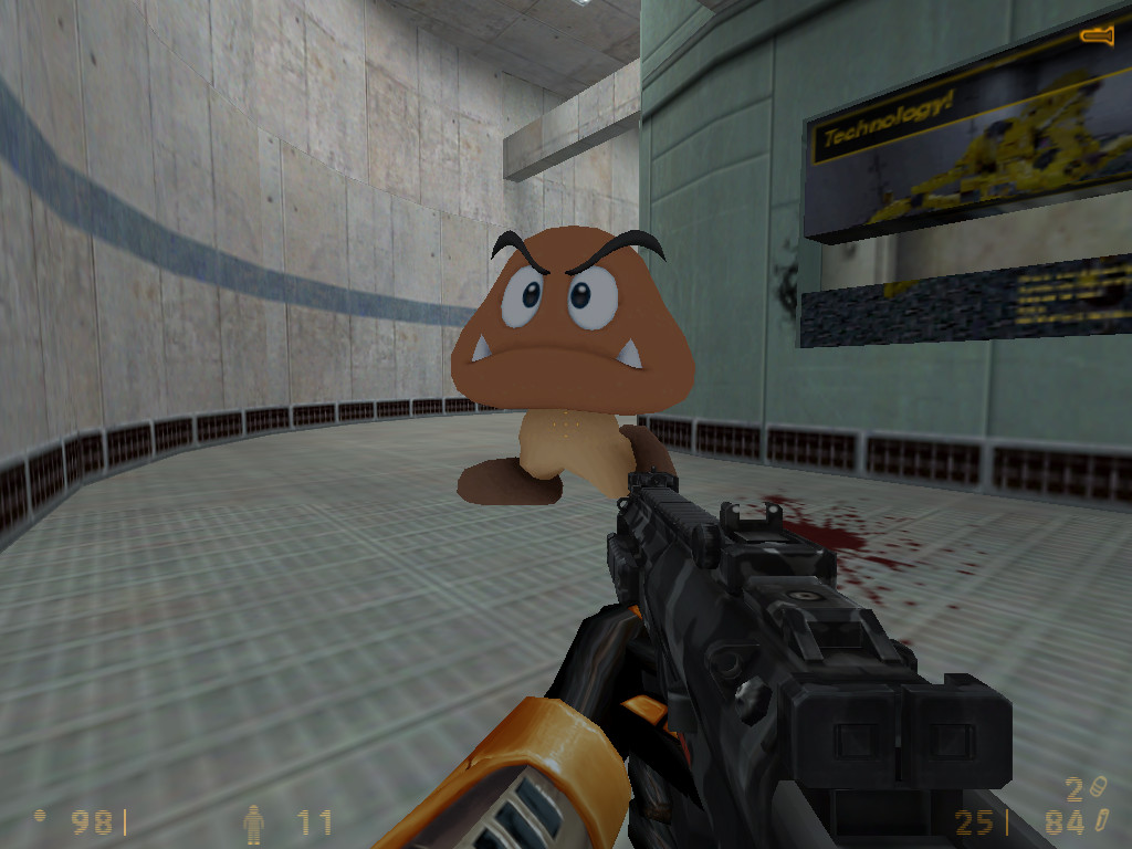 Super Mario : Goomba over Zombie Mod for Half-Life | HL Mods