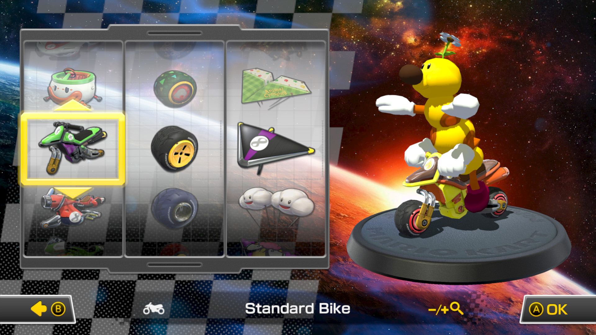 Custom vehicles and Custom Glidder Mod for Wiggler Mod for Mario Kart 8 Deluxe | MK8D Mods