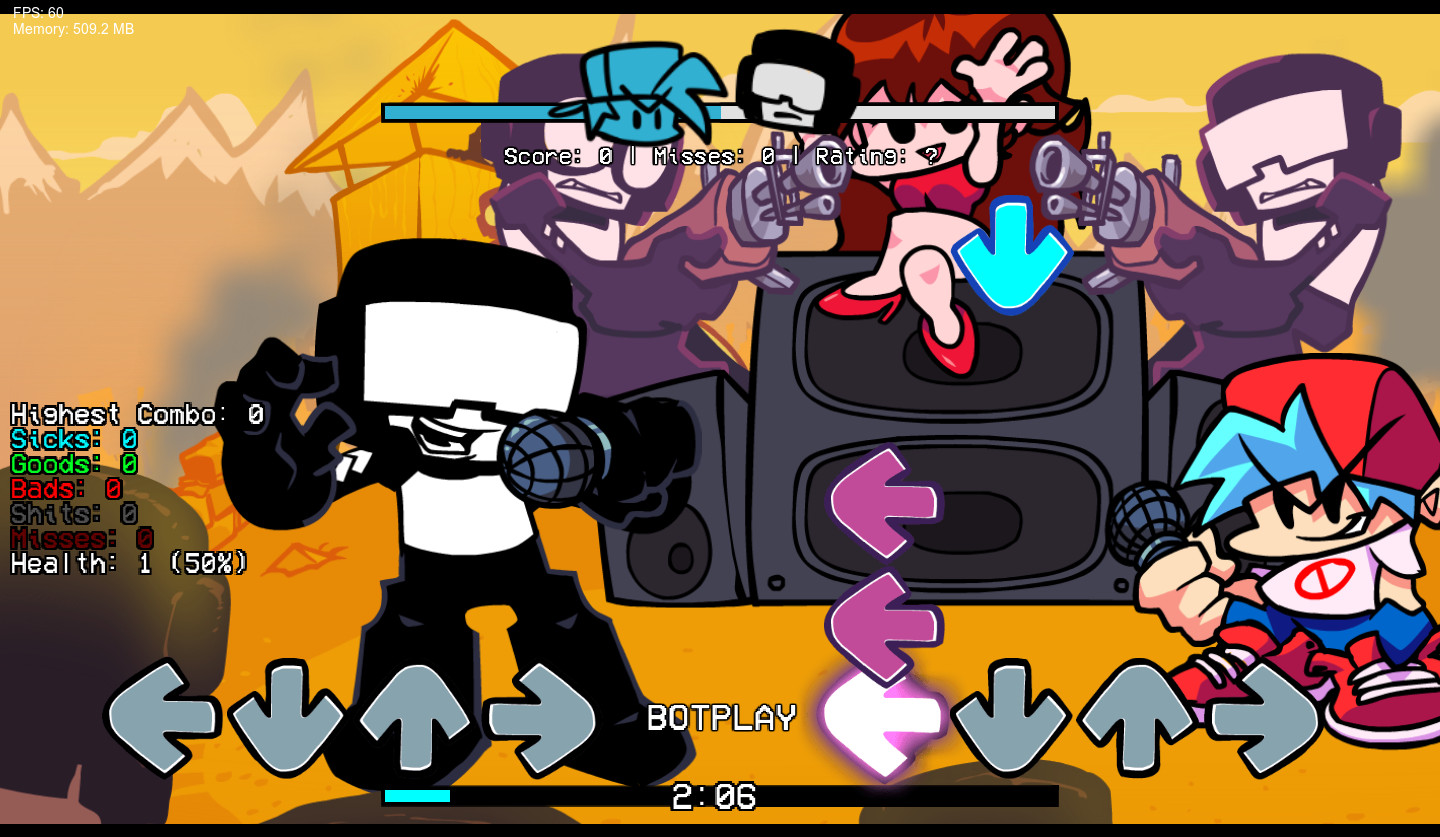 Difficult Engine Mod for Friday Night Funkin' | FNF Mods