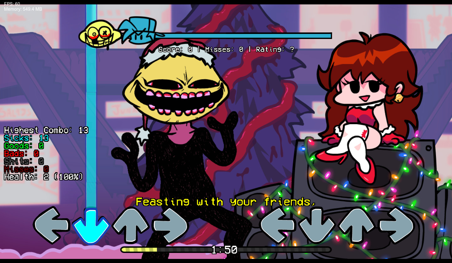 Difficult Engine Mod for Friday Night Funkin' | FNF Mods