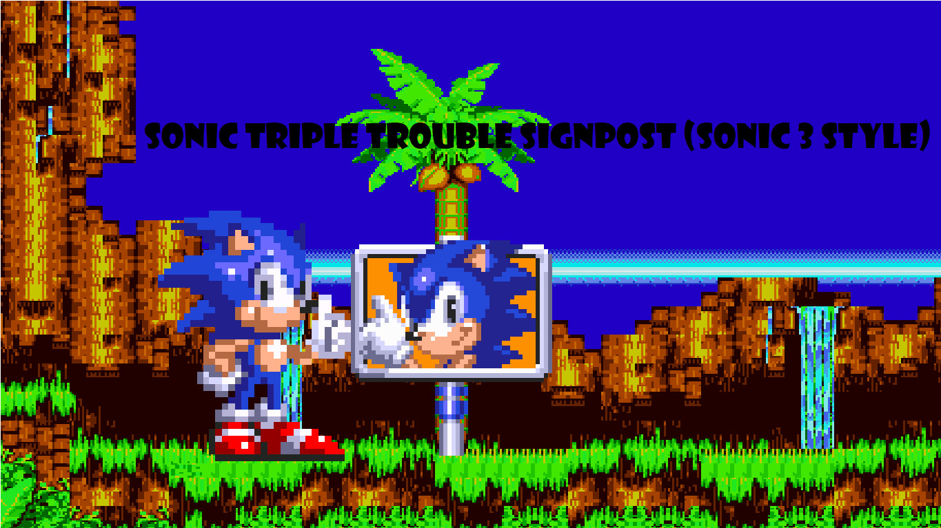 Sonic Triple Trouble Signpost (Sonic 3 Style) Mod for Sonic 3 A.I.R ...
