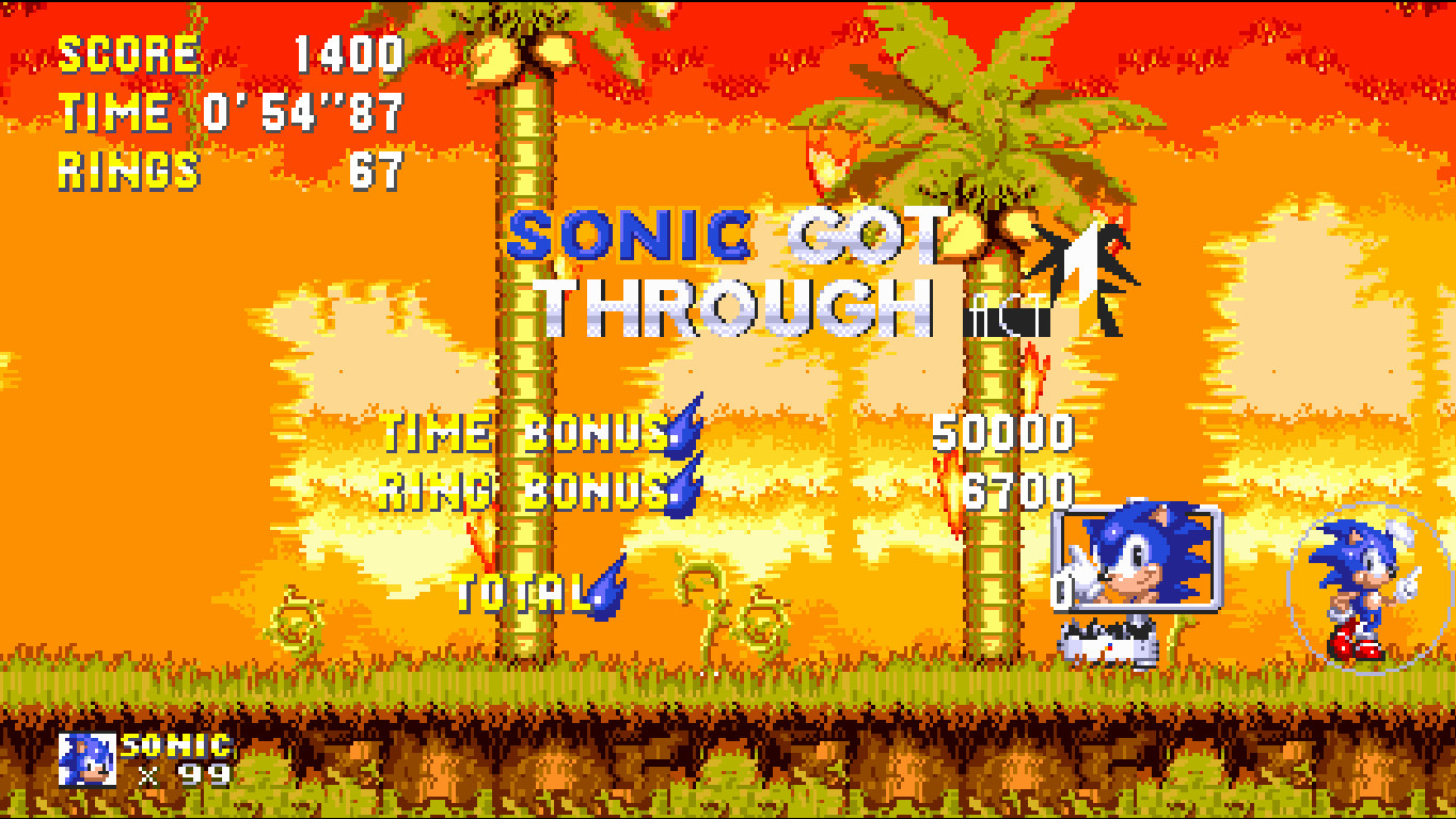 Sonic Triple Trouble Signpost (Sonic 3 Style) Mod for Sonic 3 A.I.R ...