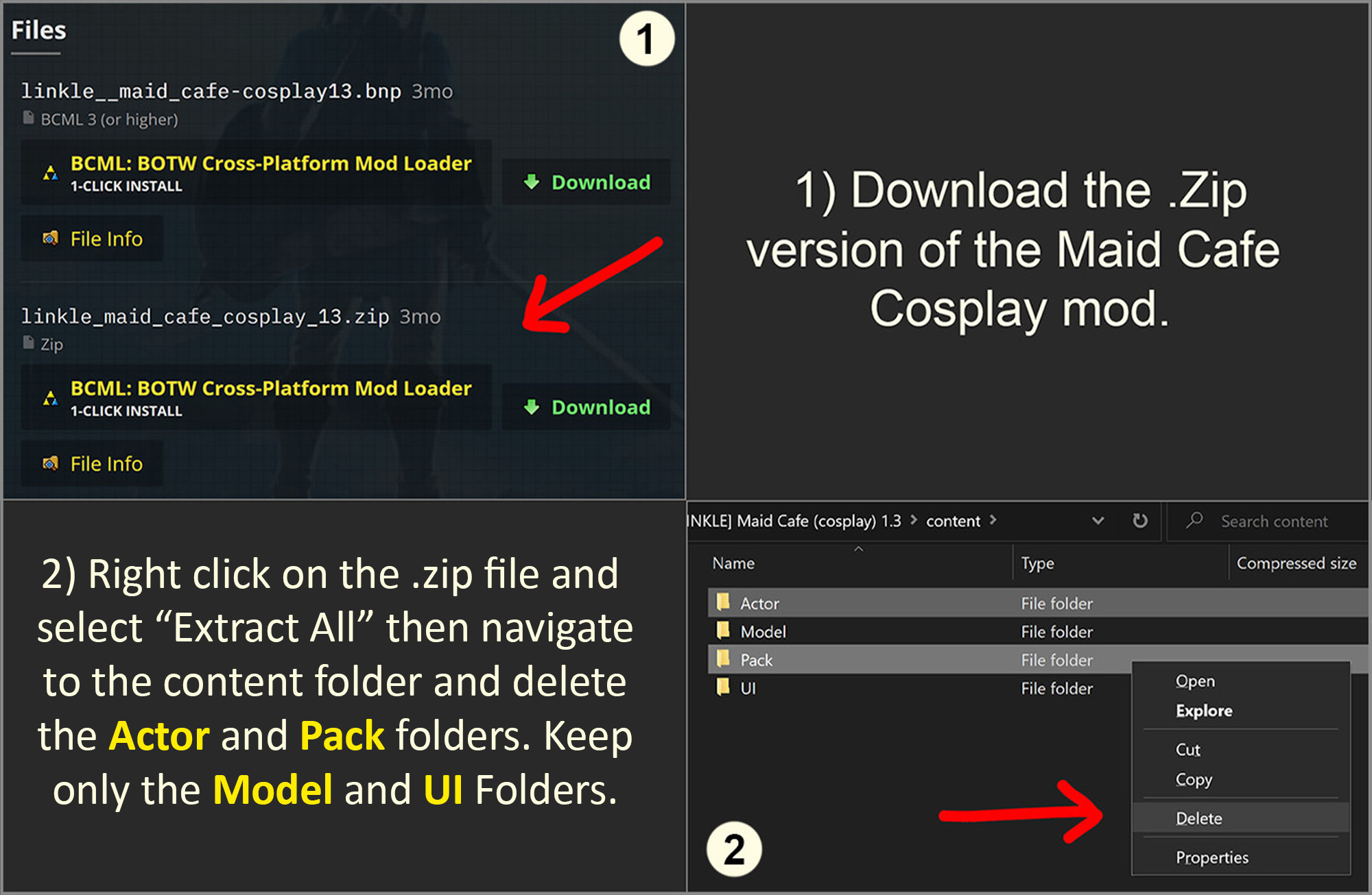Sockpoppet Cosplay Mods UAR Patches Mod for The Legend of Zelda: Breath ...