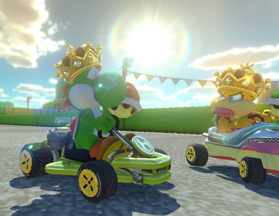 Crown Yoshi Mod for Mario Kart 8 Deluxe | MK8D Mods
