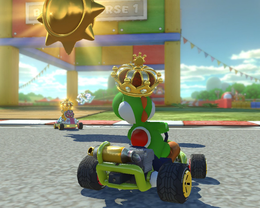 Crown Yoshi Mod for Mario Kart 8 Deluxe | MK8D Mods