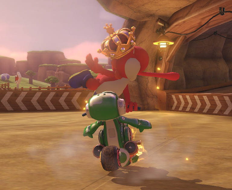 Crown Yoshi Mod for Mario Kart 8 Deluxe | MK8D Mods