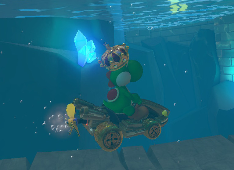 Crown Yoshi Mod for Mario Kart 8 Deluxe | MK8D Mods
