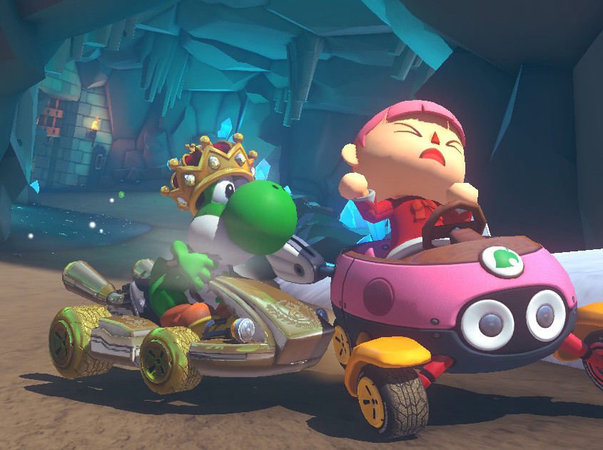Crown Yoshi Mod for Mario Kart 8 Deluxe | MK8D Mods