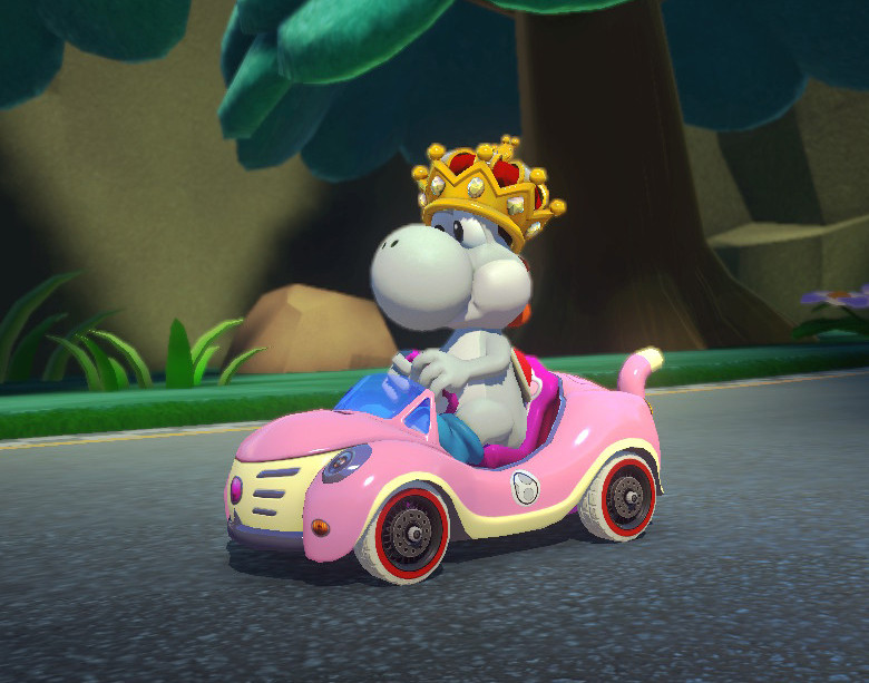 Crown Yoshi Mod for Mario Kart 8 Deluxe | MK8D Mods
