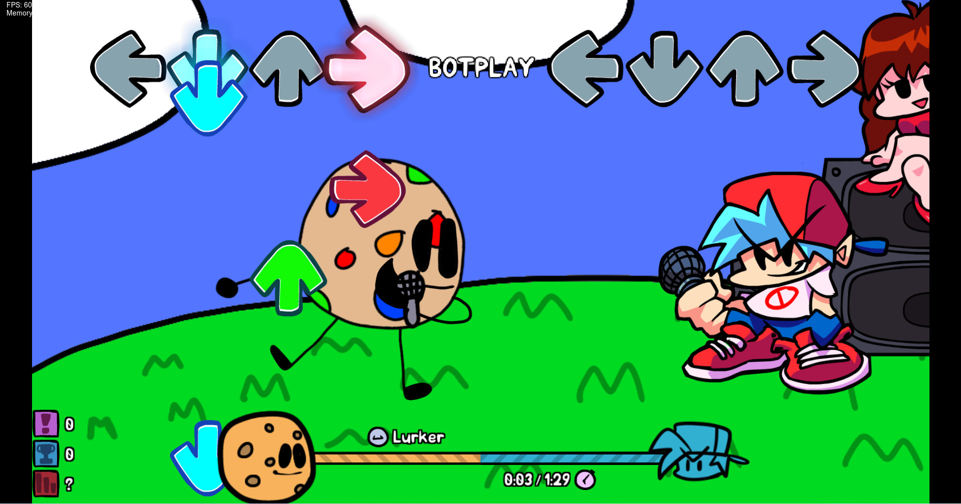 FNF Vs. Cookie (Oneshot mod) [Friday Night Funkin'] [Mods]