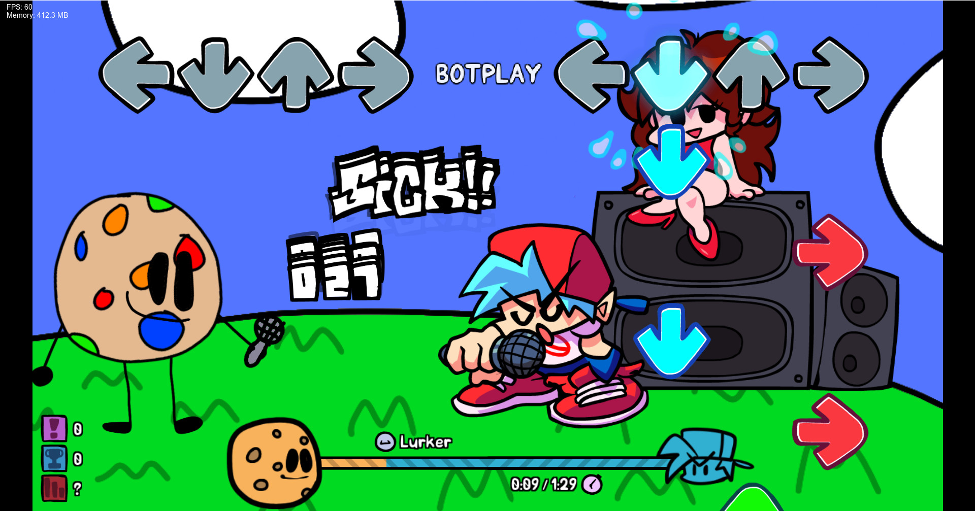 FNF Vs. Cookie (Oneshot mod) [Friday Night Funkin'] [Mods]