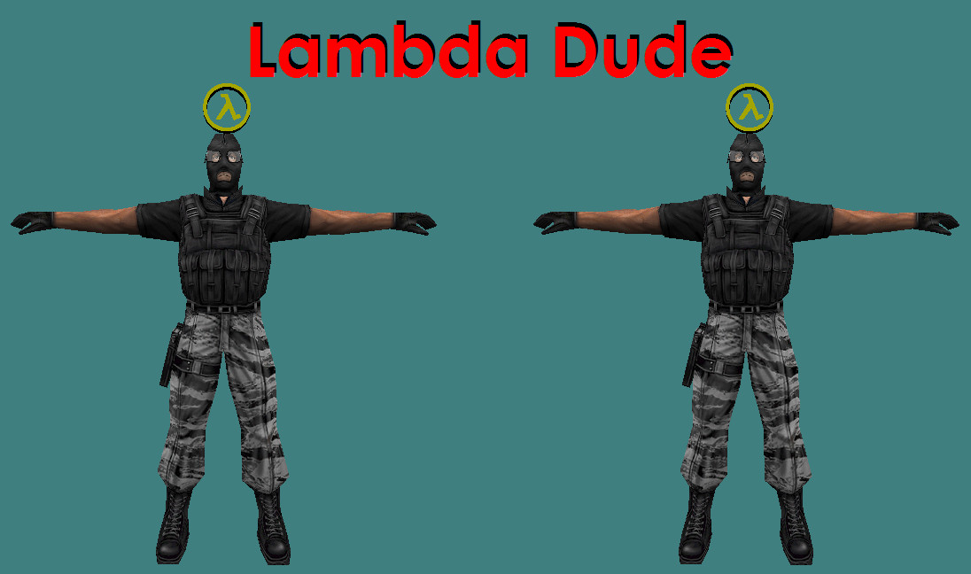 Lambda Dude Mod for Counter-Strike 1.6 | CS1.6 Mods