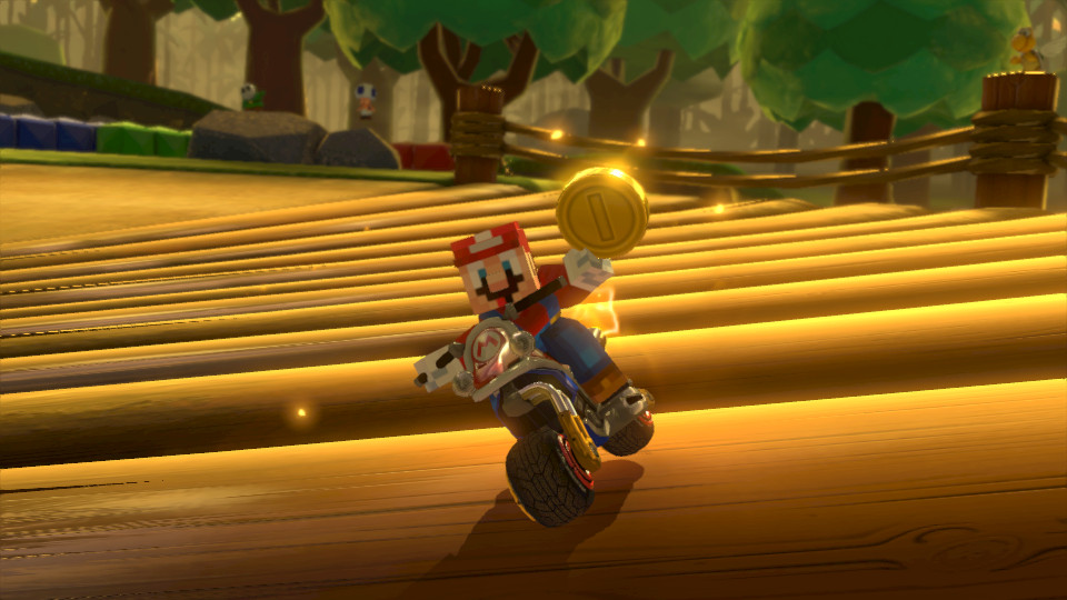 Minecraft Mario in MK8D - (Over Mario) Mod for Mario Kart 8 Deluxe | MK8D Mods