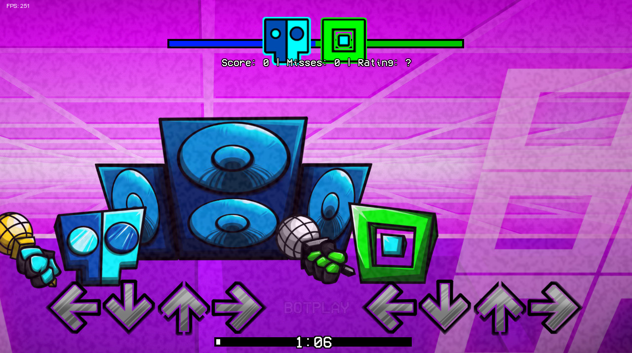 Friday Night Funkin Geometry Dash Mod for Friday Night Funkin' | FNF Mods