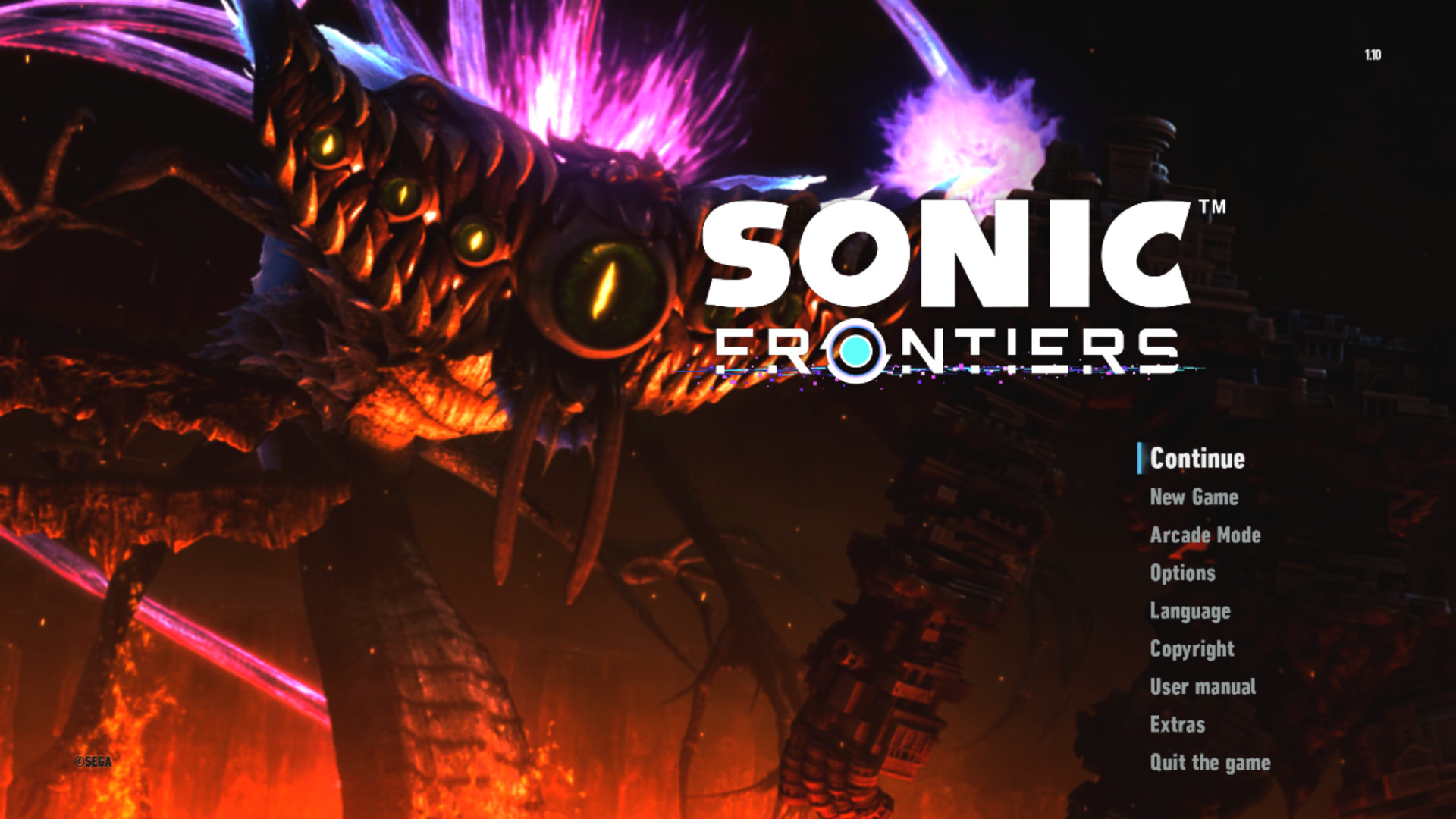 Final Boss Title Screens Mod for Sonic Frontiers | Frontiers Mods