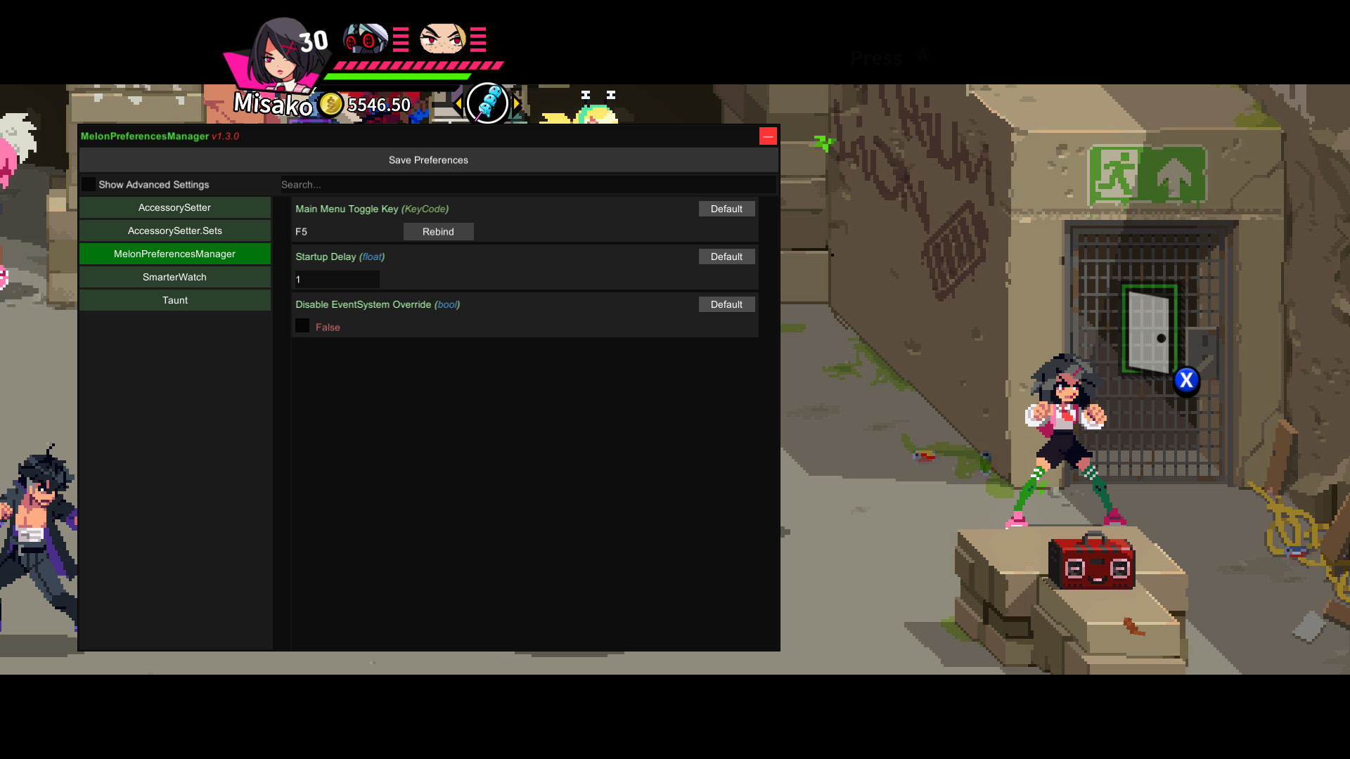 RCG2 Essentials Mod for River City Girls 2 | RCG2 Mods