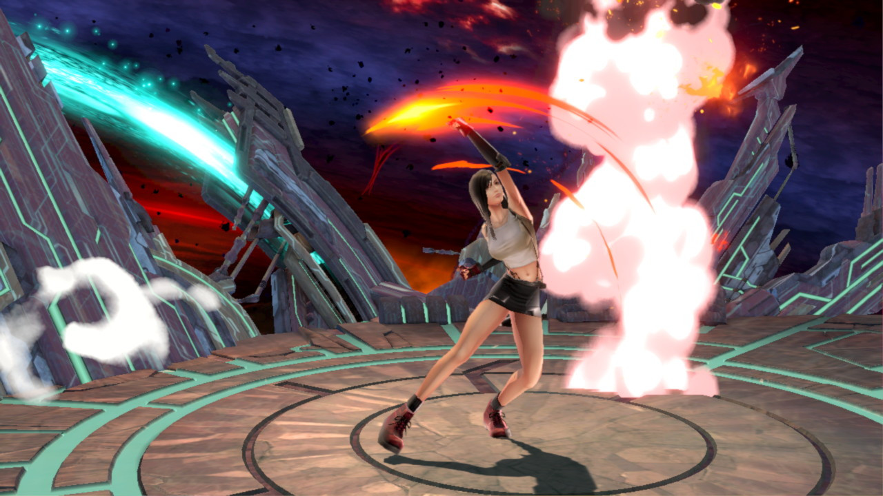 Tifa over Captain Falcon Mod for Super Smash Bros. Ultimate | SSBU Mods