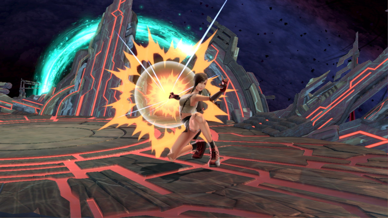 Tifa over Captain Falcon Mod for Super Smash Bros. Ultimate | SSBU Mods