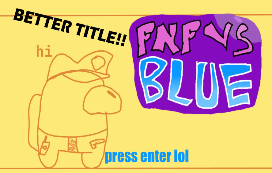 FNF VS Blue Mod for Friday Night Funkin' | FNF Mods