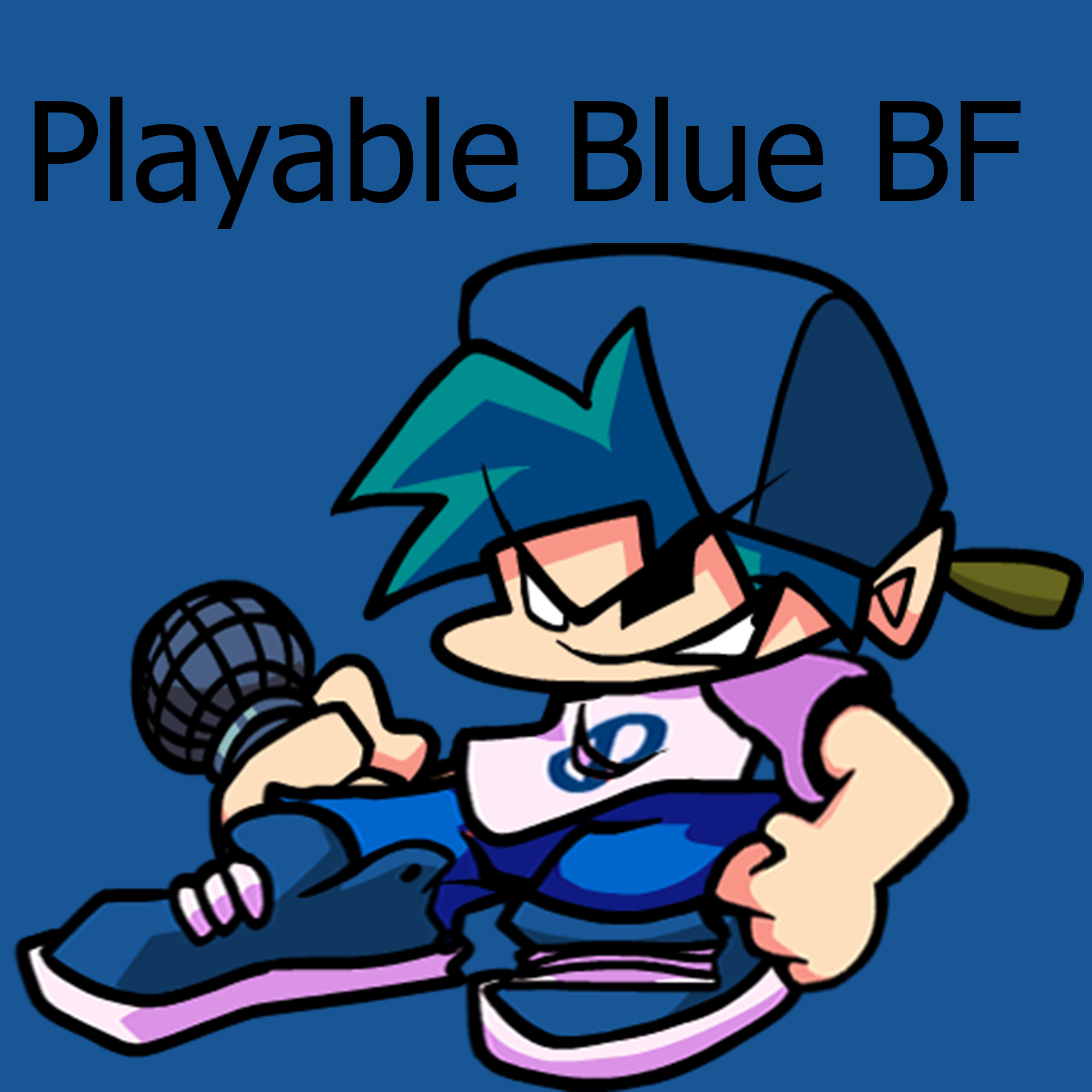 Playable Blue BF [Friday Night Funkin'] [Mods]