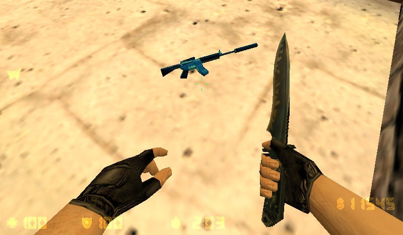 Blue M4A1 Mod for Counter-Strike 1.6 | CS1.6 Mods