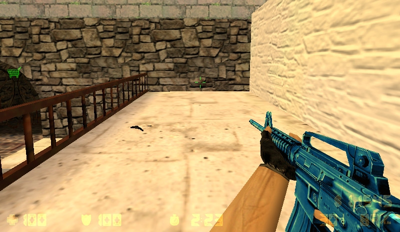 Blue M4A1 Mod for Counter-Strike 1.6 | CS1.6 Mods