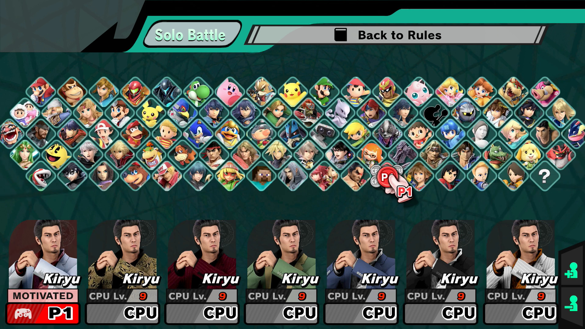 Kazuma Kiryu Alt Pack Mod for Super Smash Bros. Ultimate | SSBU Mods