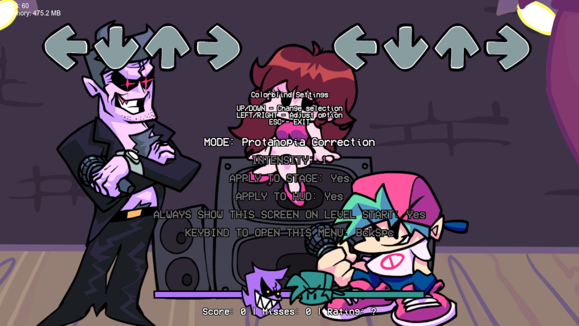 Colorblind Correction & Simulation Shaders Mod for Friday Night Funkin ...