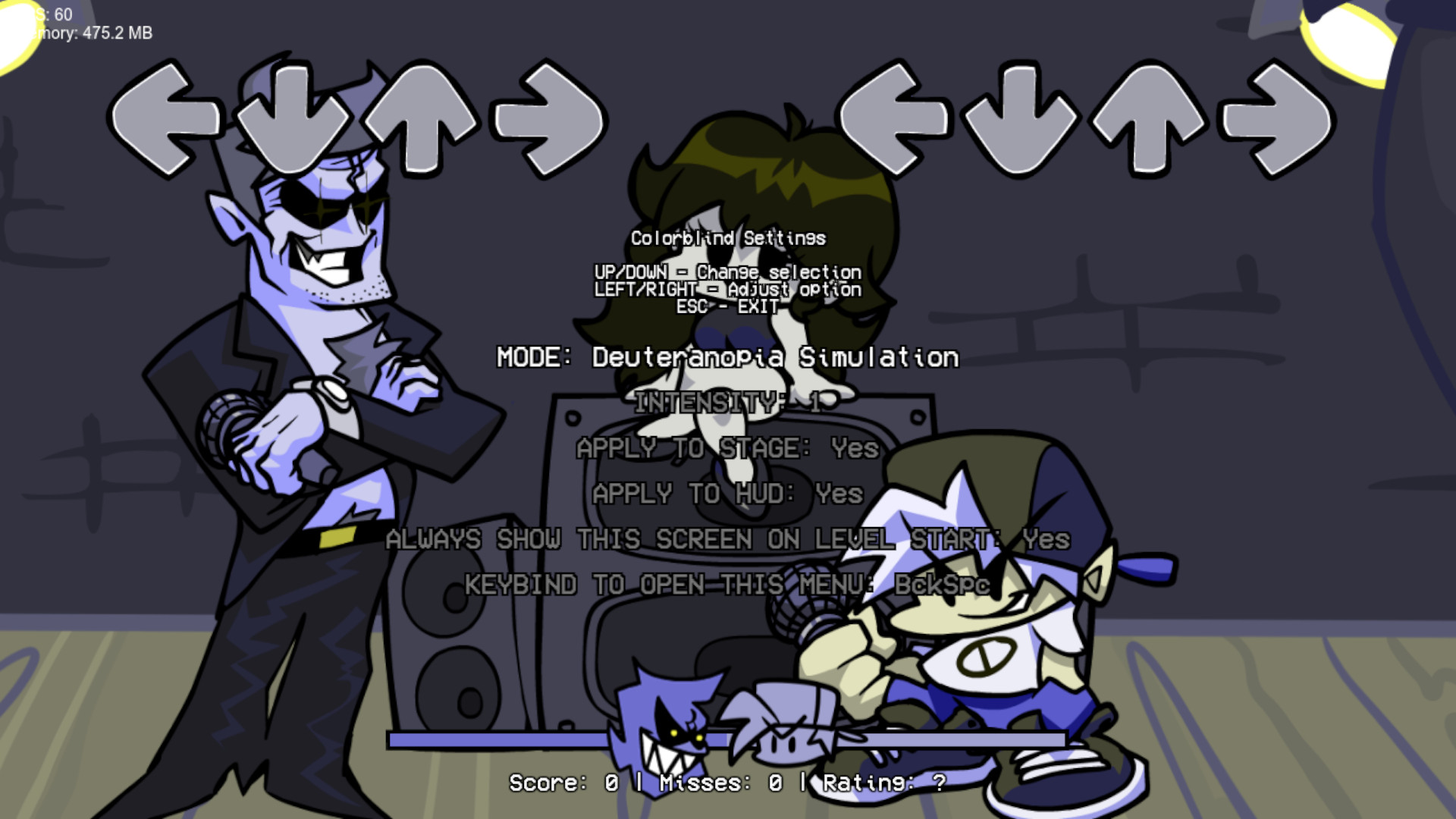 Colorblind Correction & Simulation Shaders Mod for Friday Night Funkin ...