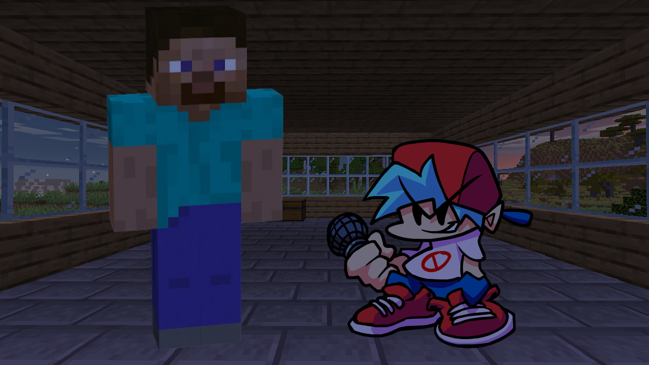 Friday Night Funkin' Vs Steve From Minecraft v1.5! Mod for Friday Night ...
