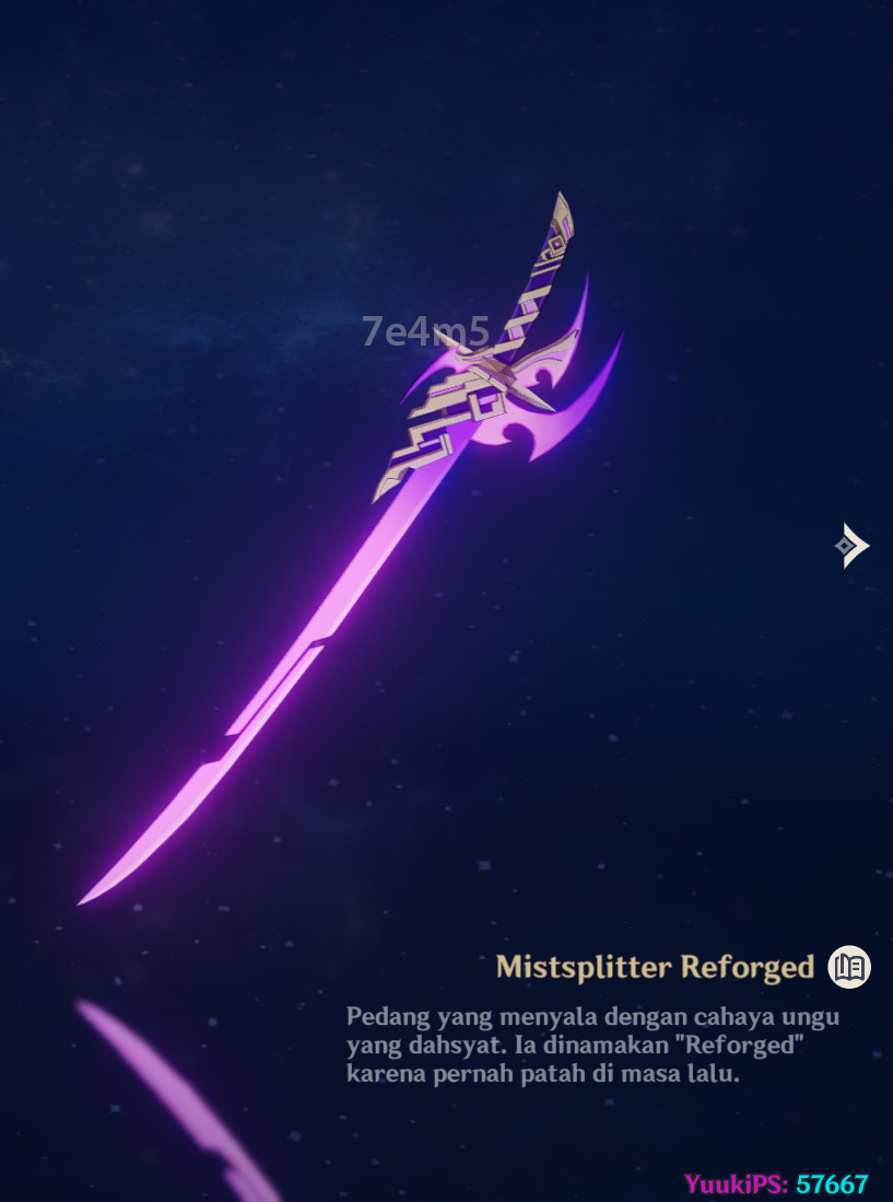 Mistsplitter Reforged As CBT2 (Unreleased Version) Mod for Genshin ...