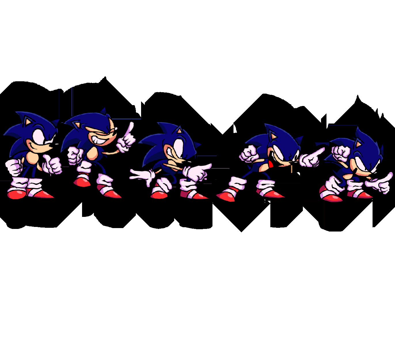 Classic Sonic Not Exe Rhythm Rush Styles Playable Mod for Friday Night ...
