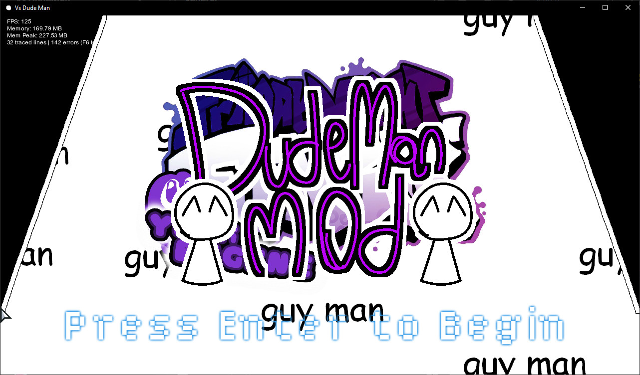 DudeMan: EXTENDED CUT + The SoupSkid Sillies [Friday Night Funkin'] [Mods]