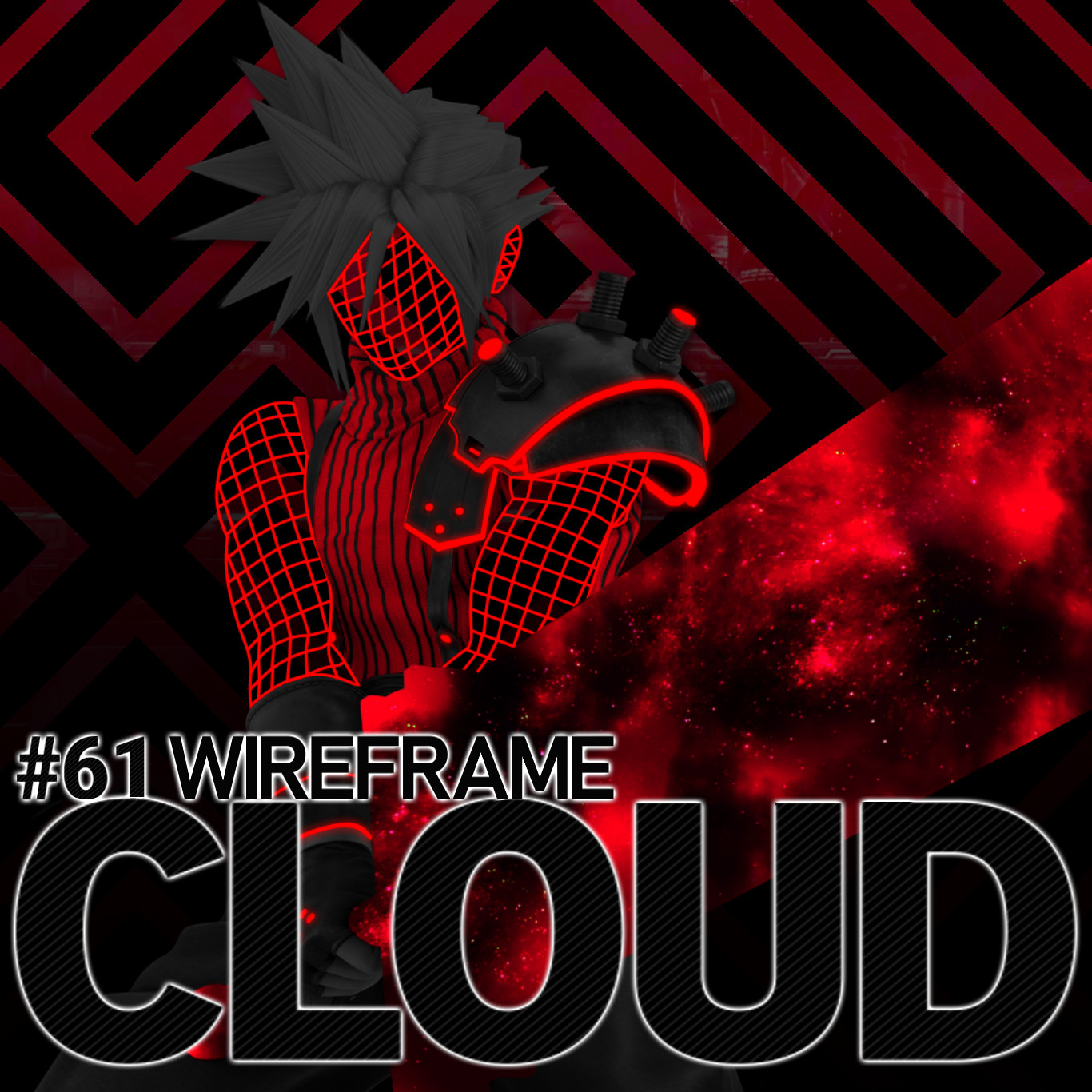 Wireframe Cloud Mod for Super Smash Bros. Ultimate | SSBU Mods