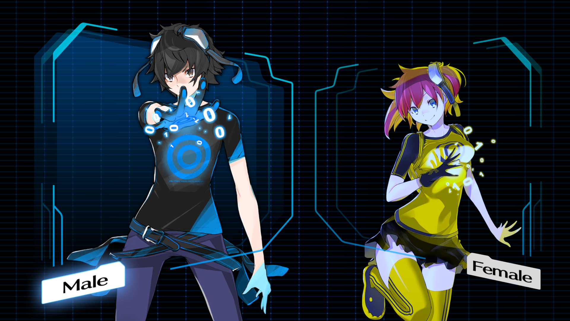 Different styled DSCS Male Main Character Mod for Digimon Story Cyber ...