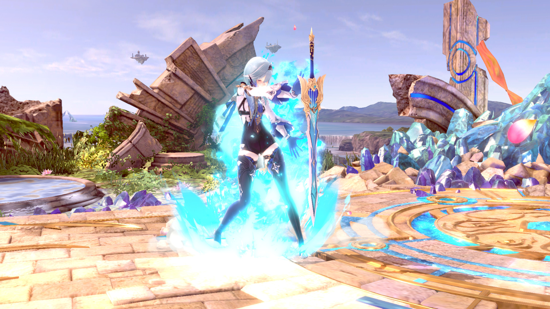 Eula (Genshin Impact) (Pyra edition) Mod for Super Smash Bros. Ultimate ...