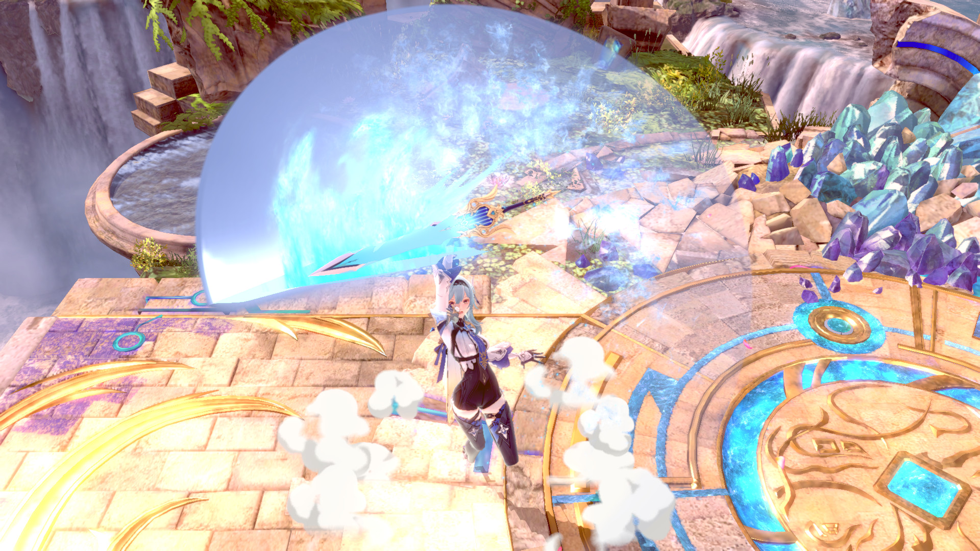 Eula (Genshin Impact) (Pyra edition) Mod for Super Smash Bros. Ultimate ...