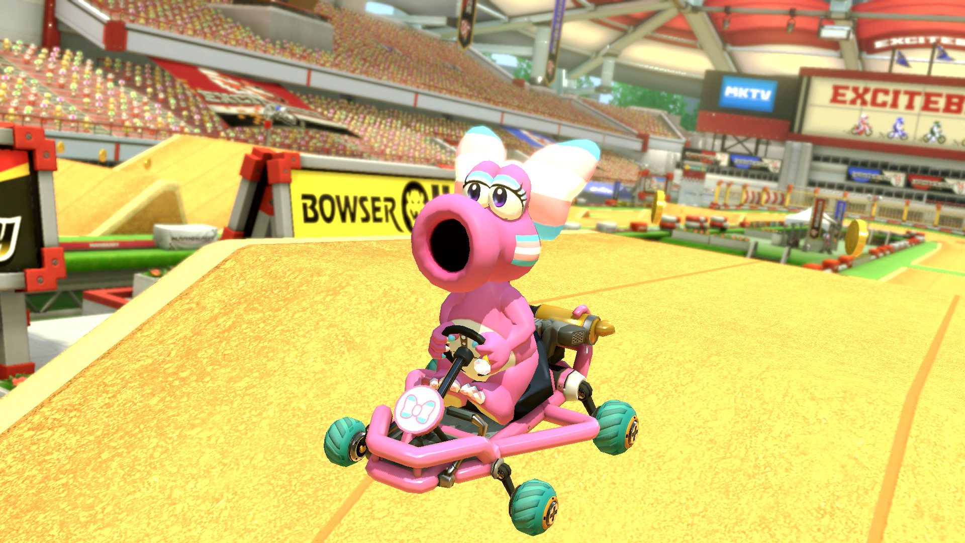Trans Pride Birdo [Mario Kart 8 Deluxe] [Mods]