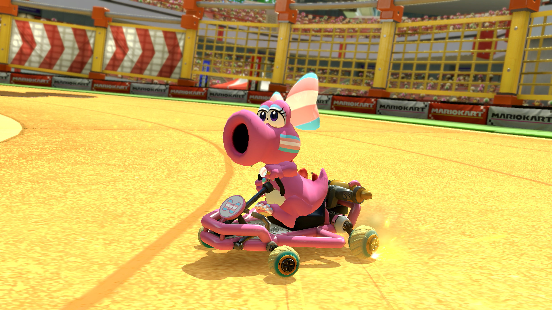 Trans Pride Birdo [Mario Kart 8 Deluxe] [Mods]