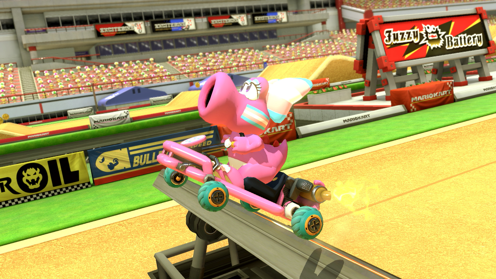 Trans Pride Birdo [Mario Kart 8 Deluxe] [Mods]