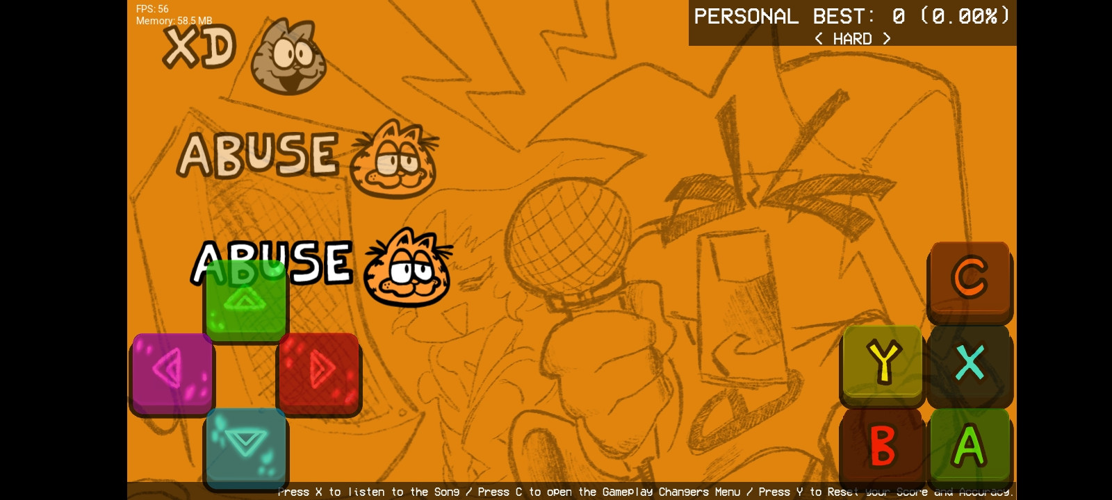 Abuse V2 but I charted it [Friday Night Funkin'] [Mods]