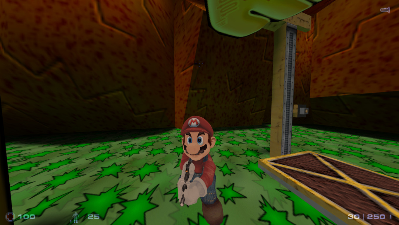 Super smash bros brawl Mario eye fix [Sven Co-op] [Mods]