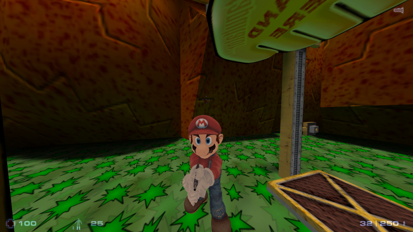 Super smash bros brawl Mario eye fix [Sven Co-op] [Mods]