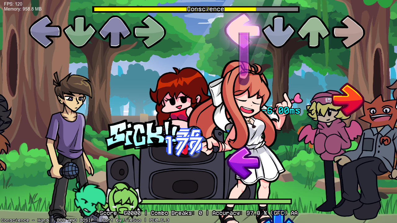 Playable Monika (Costumes available!) Mod for Friday Night Funkin ...