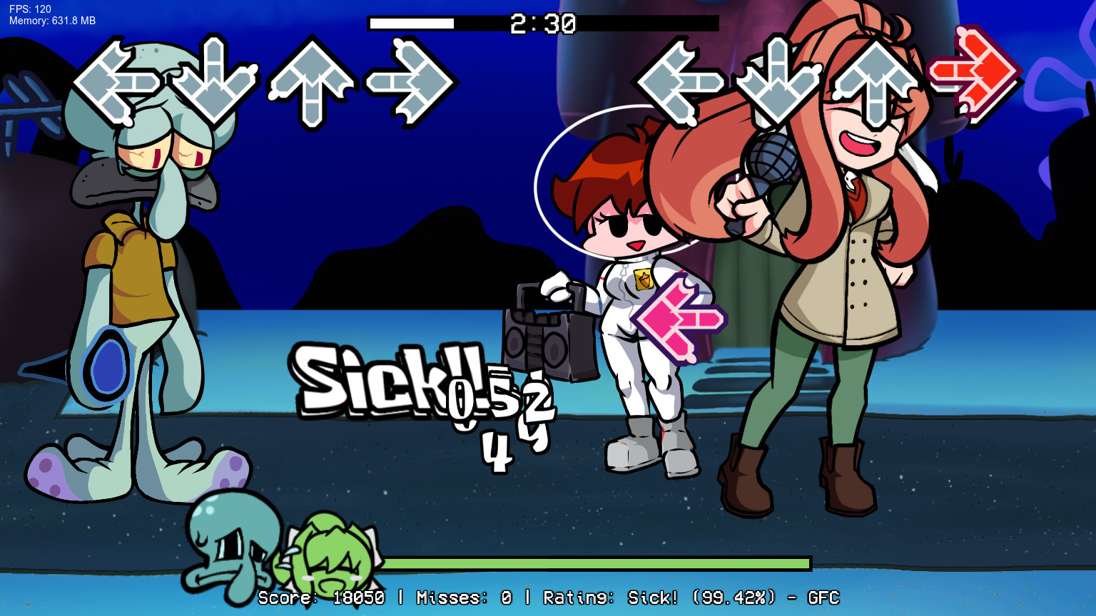 Playable Monika (Costumes available!) Mod for Friday Night Funkin ...