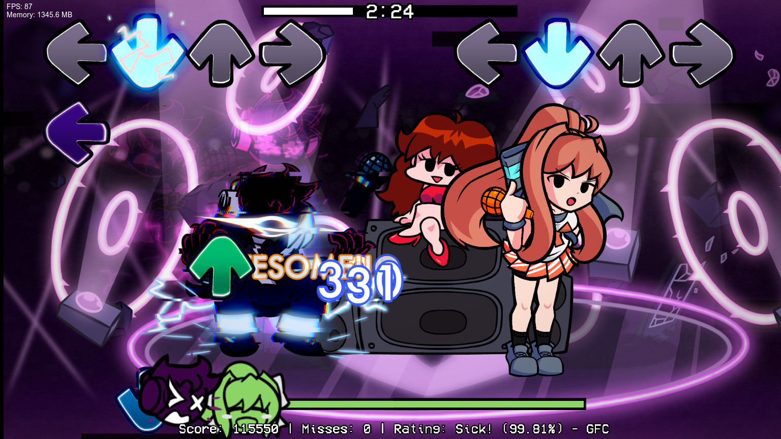 Playable Monika (Costumes available!) Mod for Friday Night Funkin ...