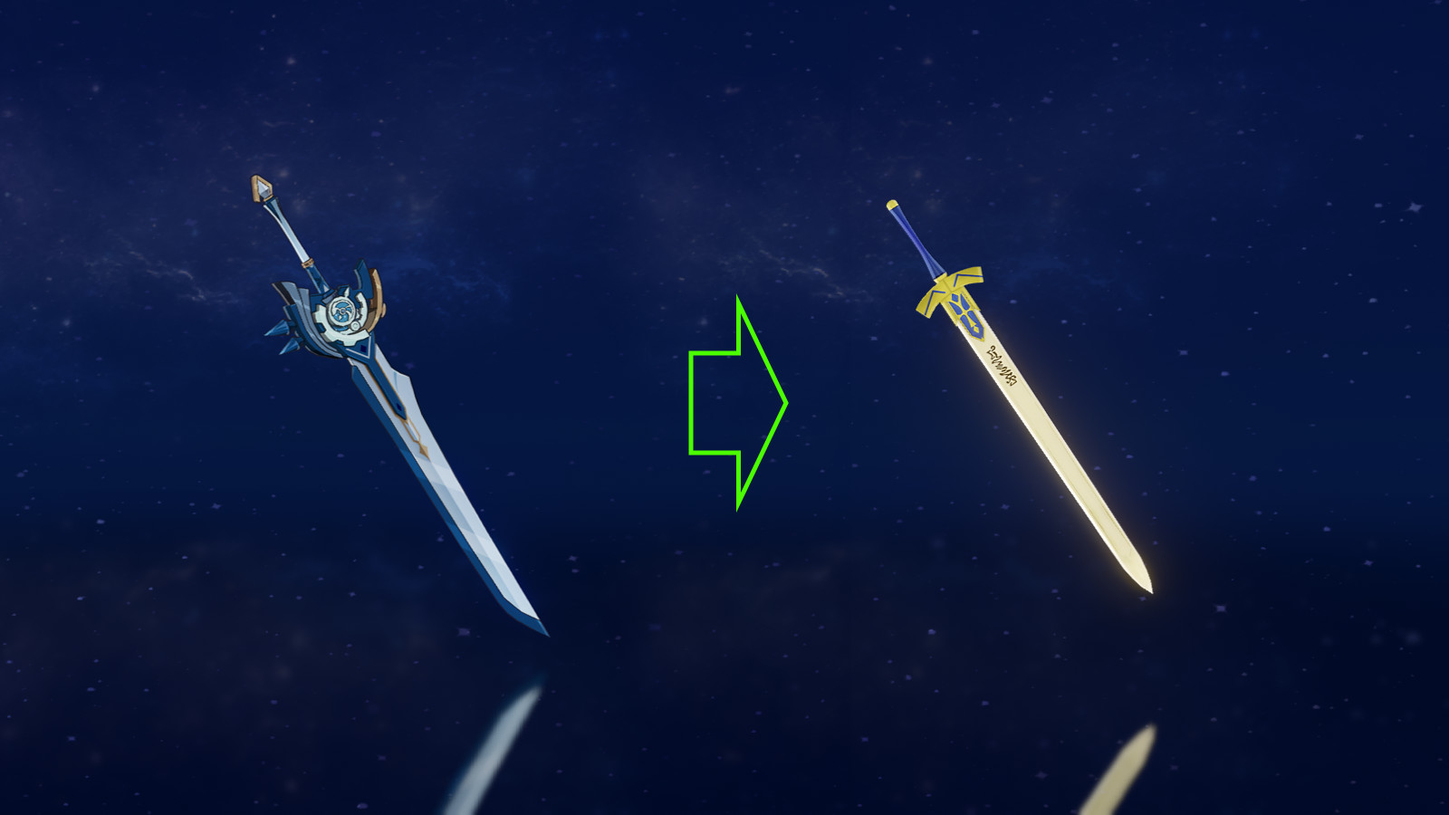 [WhiteBlind]Excalibur Mod for Genshin Impact | GI Mods