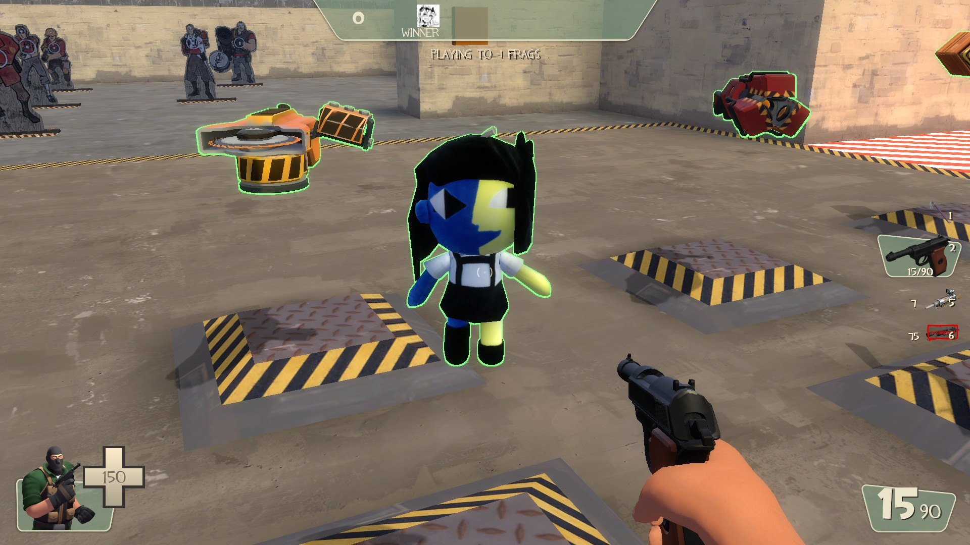 Ena Plush Dynamite Mod for Open Fortress | OF Mods